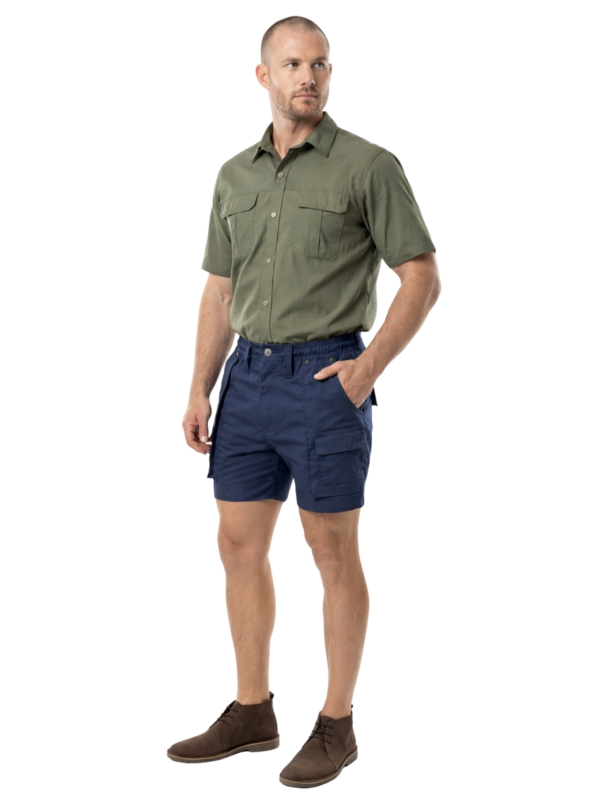 MENS BUSH SHIRT SHORT SLEEVE - Vulcan Workwear