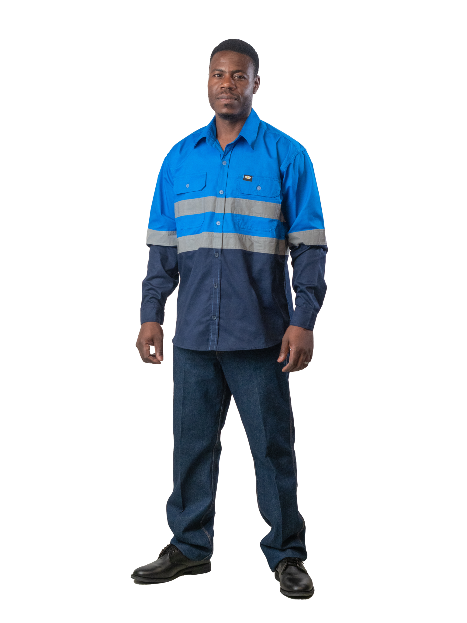 HI VIZ 100% COTTON VENTED WORKSHIRT - Vulcan Workwear