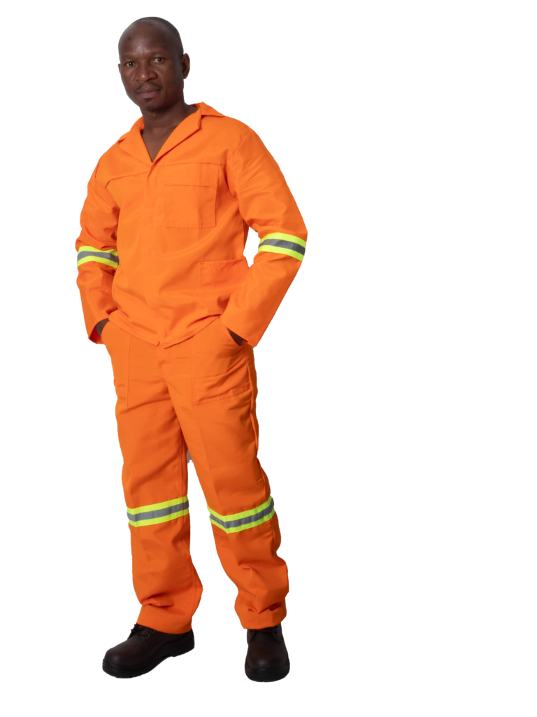 ECONO WORKSUIT WITH TAPE - Vulcan Workwear